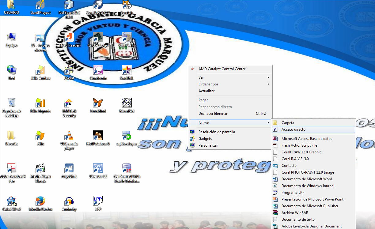 TECNOYR18: Iconos y acceso directo