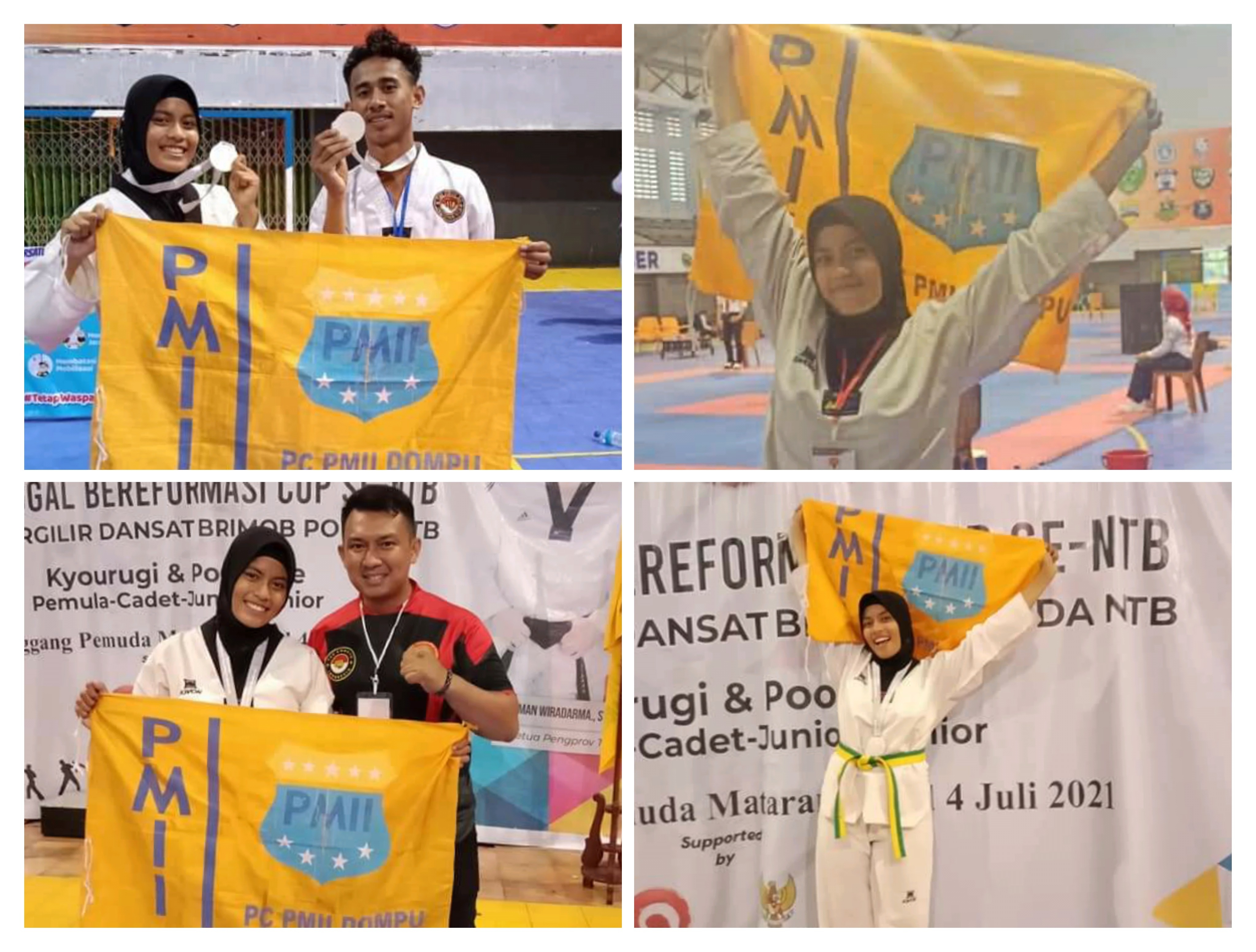 Bendera PMII Warnai Keberhasilan Atlet Sarah Aulia, Ternyata Begini ...