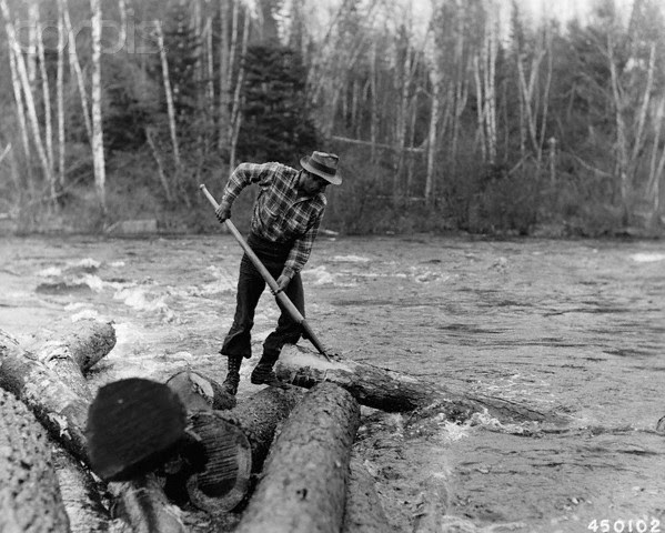 Random Thoughts: Last Log Drive On The Mississagi