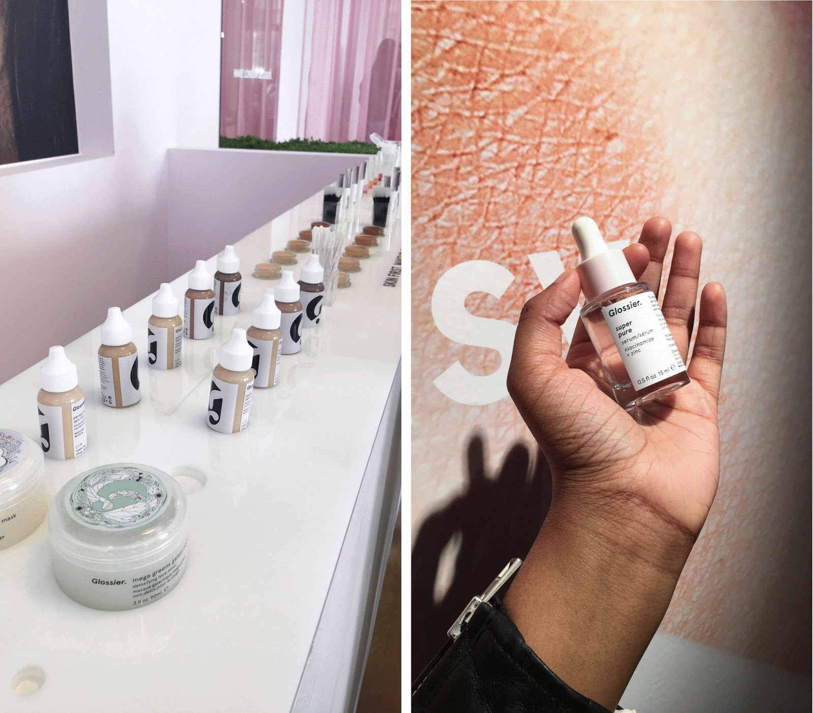 The glossier experience | T E X T B O O K B E A U T Y