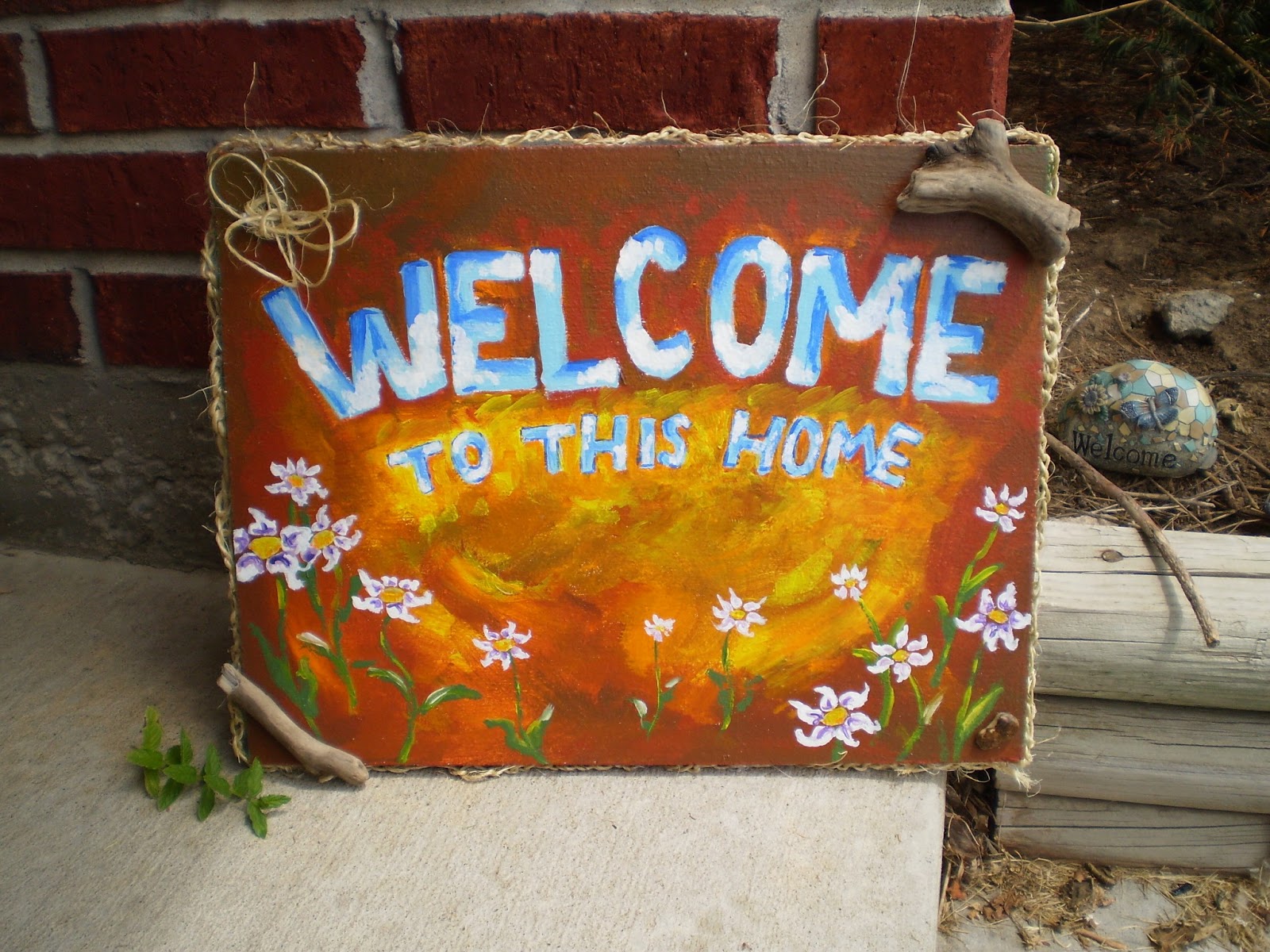 Mid-Missouri Paintbrush: Finished Welcome Sign- Plus extra tips!