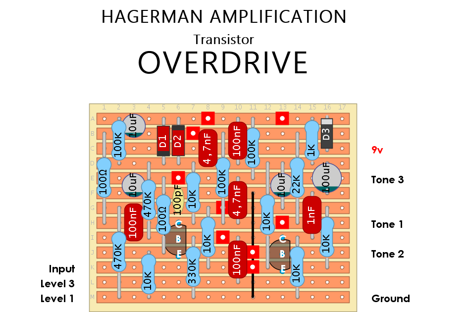 Dirtbox Layouts: Hagerman Amplification Transistor Overdrive