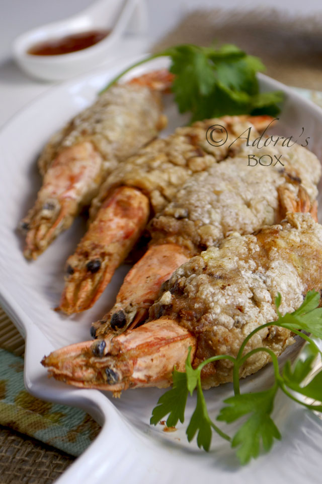 Adora's Box: CAMARON RELLENADO (STUFFED PRAWNS)