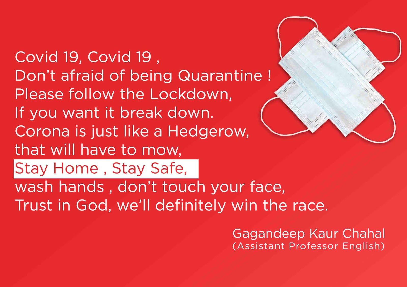 Lockdown : Poem on Coronavirus | Covid 19 | Stay Home Stay Safe Quotes ...