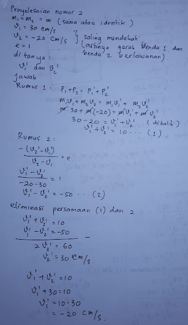 Momentum dan Impuls: Pengertian, Rumus dan contoh Soal Penyelesaian ...