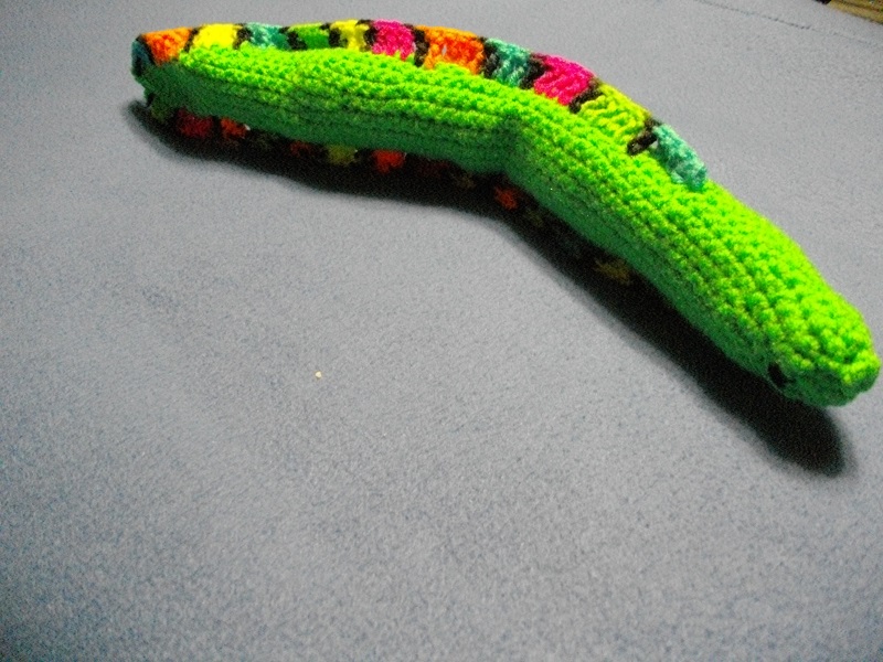 Forget Me Knots: Crochet Electric Eel