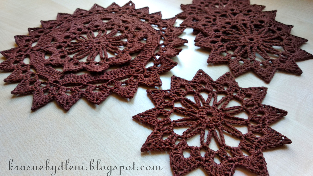 13 návodů na háčkované podtácky, prostírky, podšálky pod hrneček nebo ...