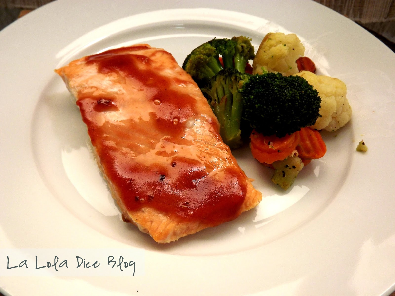 Salmón con salsa agridulce y limón | La Lola Dice