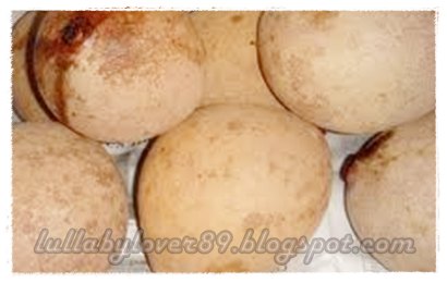 Kadazandusun traditional food: Jeruk bambangan (Noonsom bambangan ...