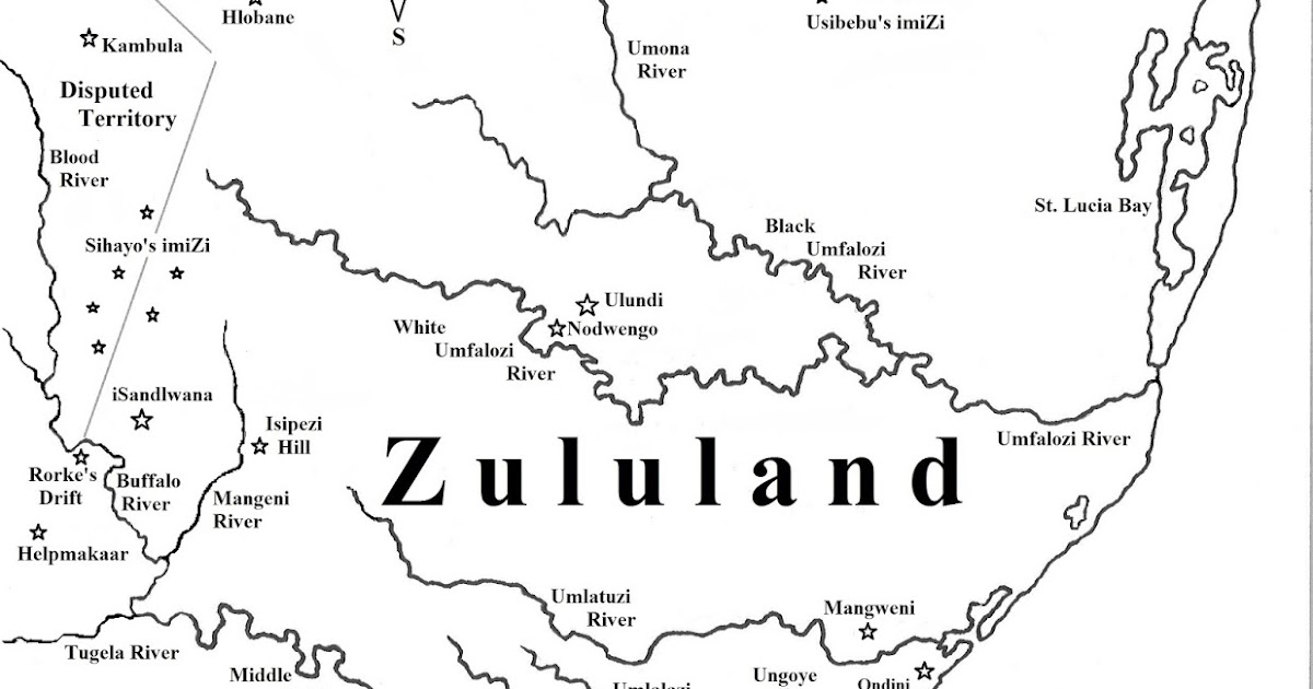 THE VASE: Improved Map of Zululand