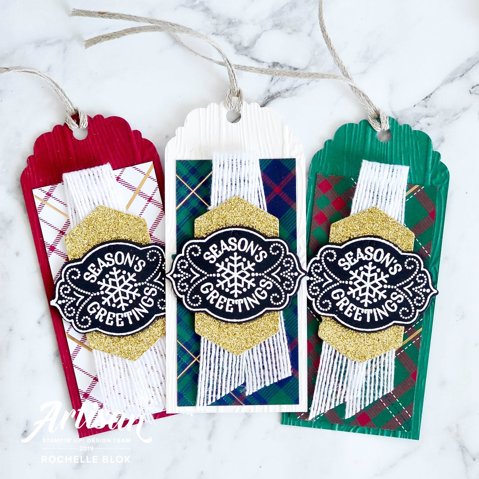 Rochelle Blok: Stamping Sunday Blog Hop | Stampin' Up! Tags Tags Tags