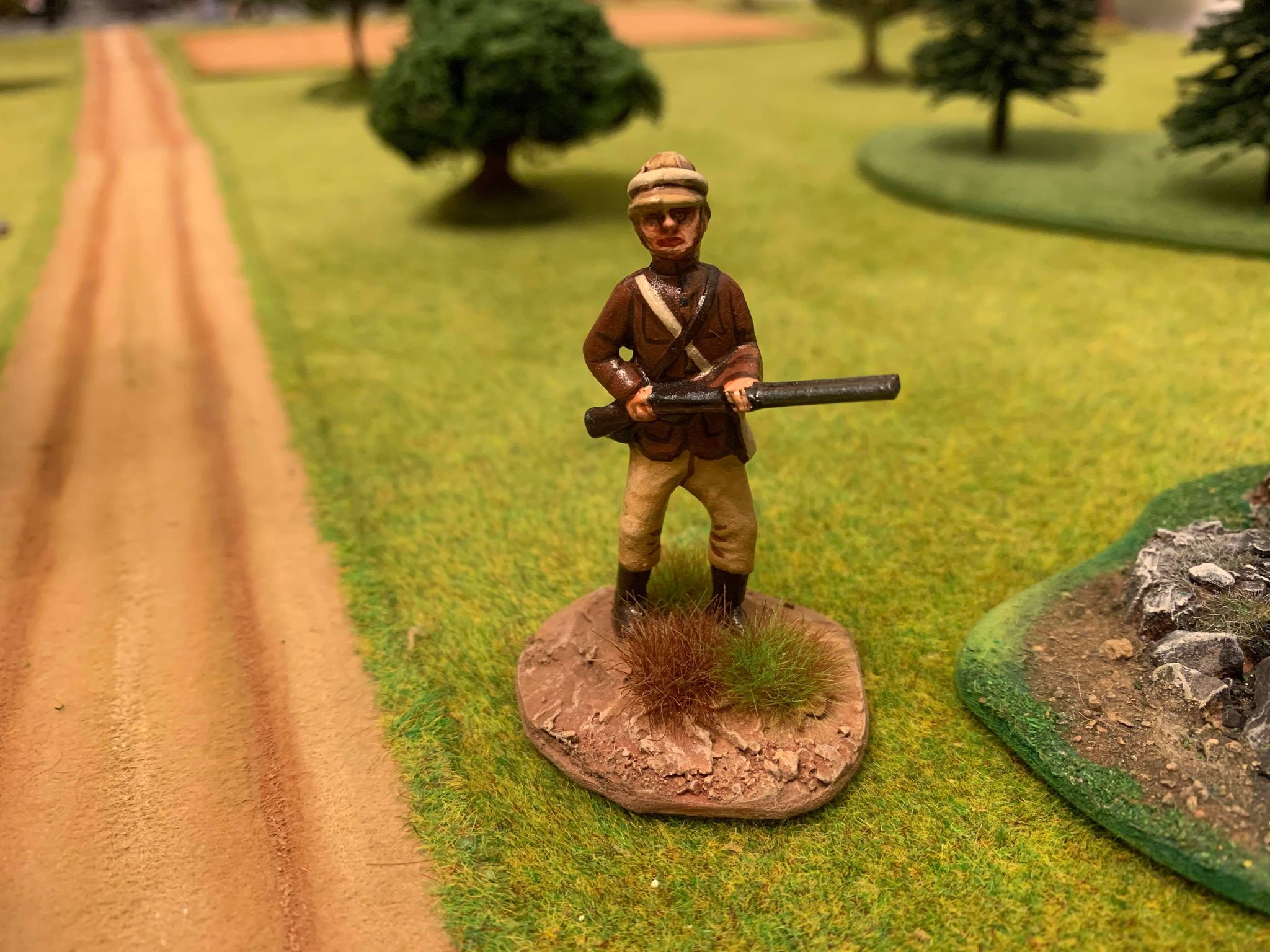 Wargaming with 54mm Toy Soldiers: Gentlemen Volunteers (Conversions)