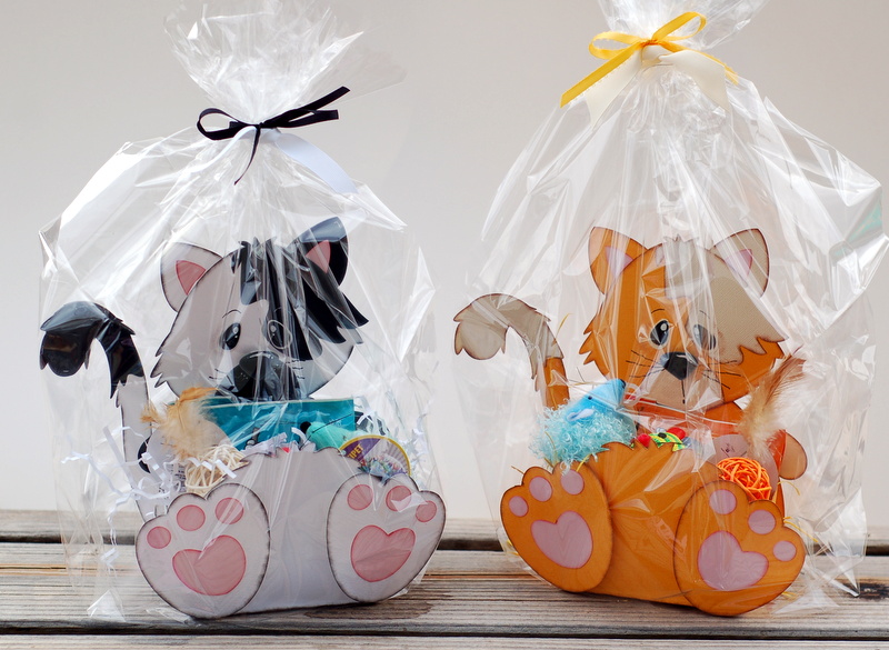 Paper Creations by Kristin: Kitty and Puppy Gift Boxes