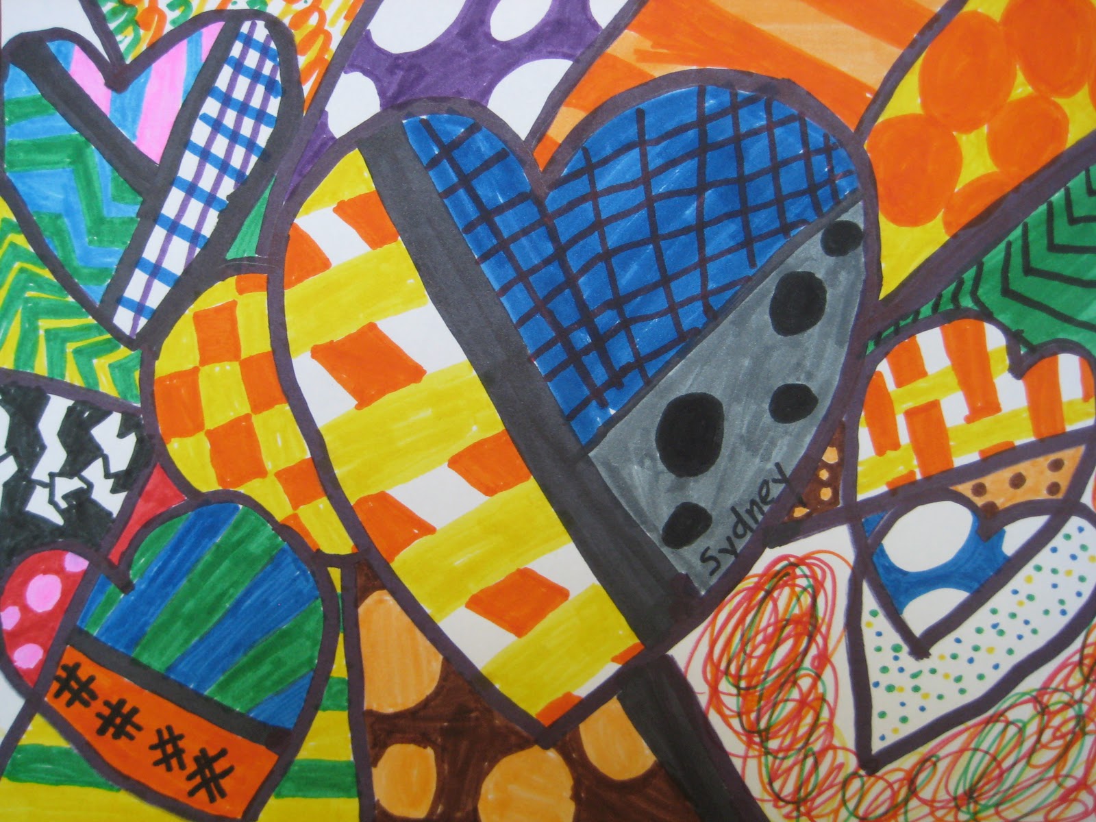 Designs Inspired by Romero Britto • TeachKidsArt