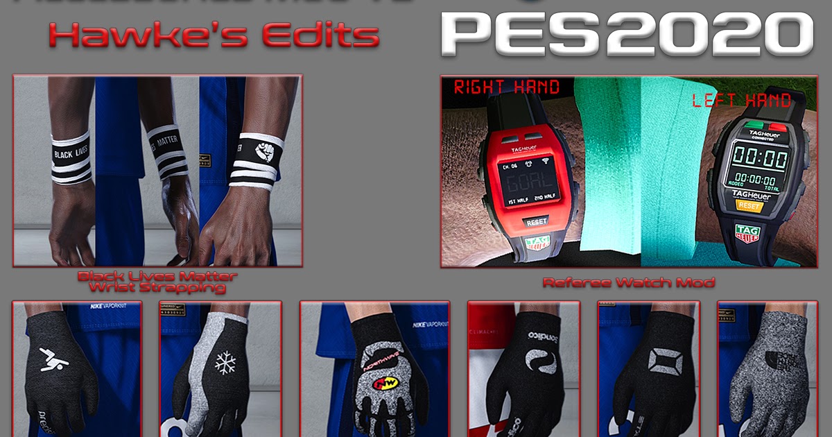PES 2020 Player Accessories Mod V3 by Hawke ~ SoccerFandom.com | Free ...