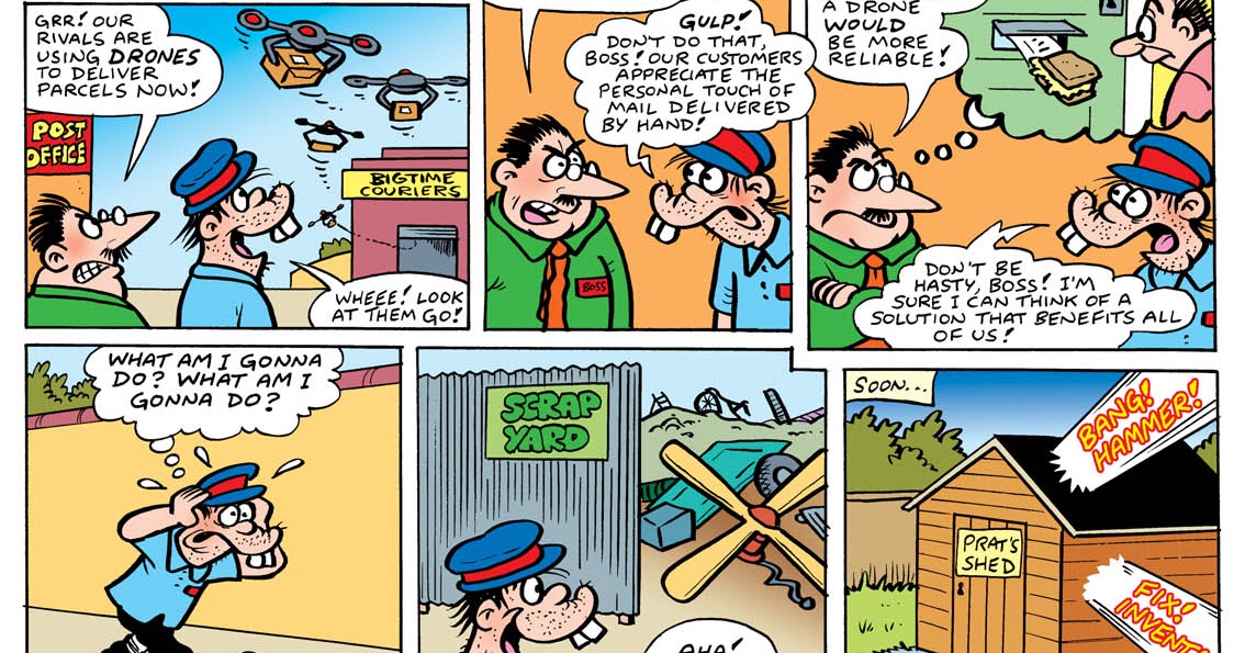 Lew Stringer Comics: Postman Prat will return!