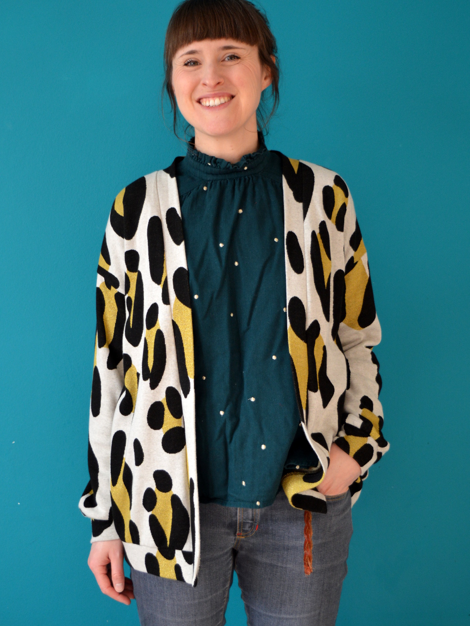 'So, Zo...': Leopard Print Cardi: So Very Neutral