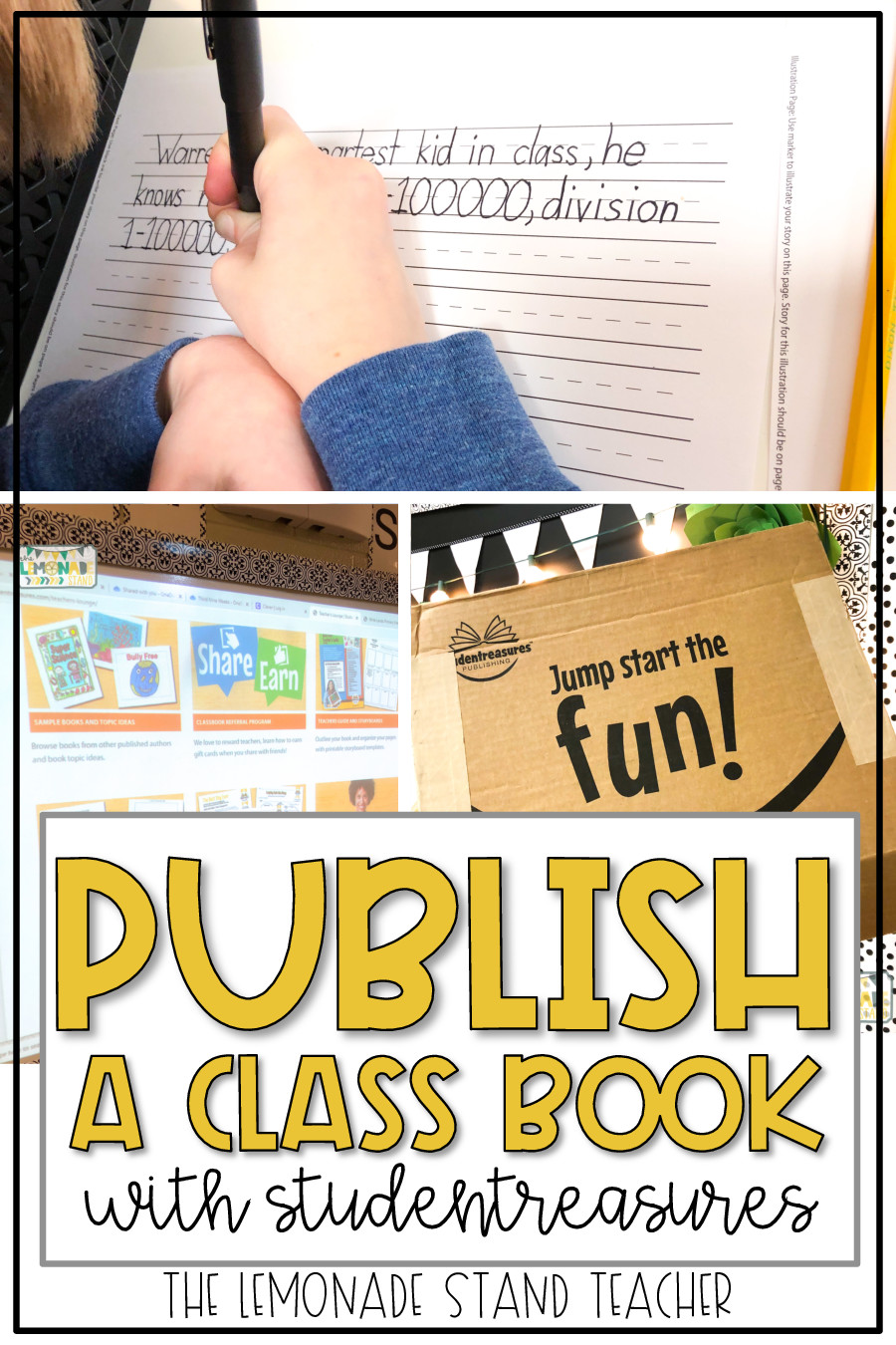 Publishing a Class Book | The Lemonade Stand