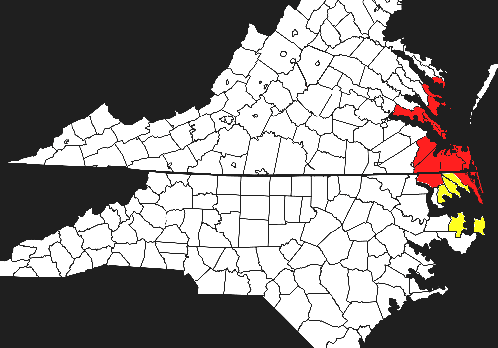 Virginia Statistical Areas - Csa Virginia Beach