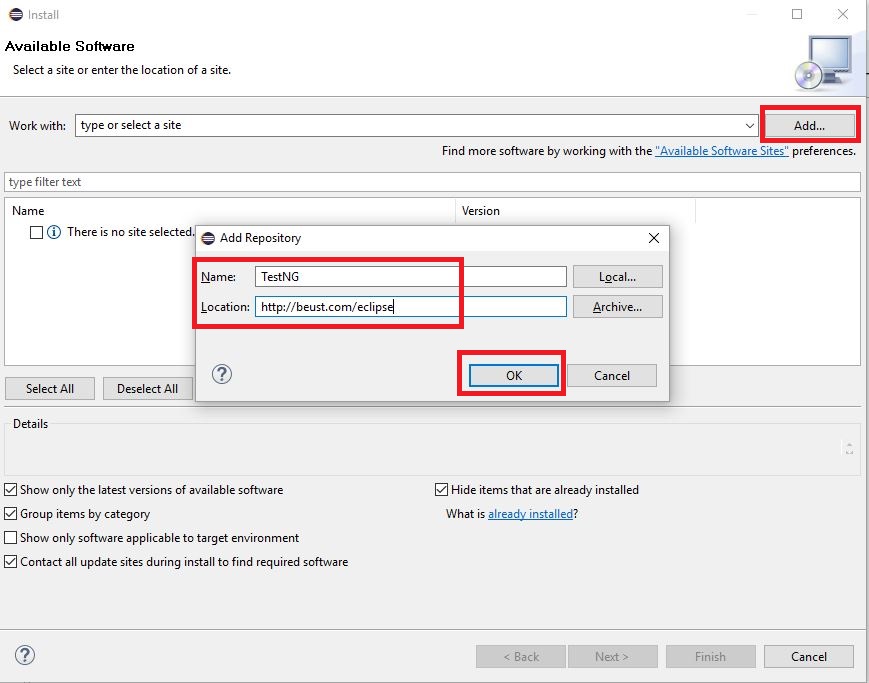 Mastering Test Automation by - Vinod Rane: Installing TestNG in Eclipse
