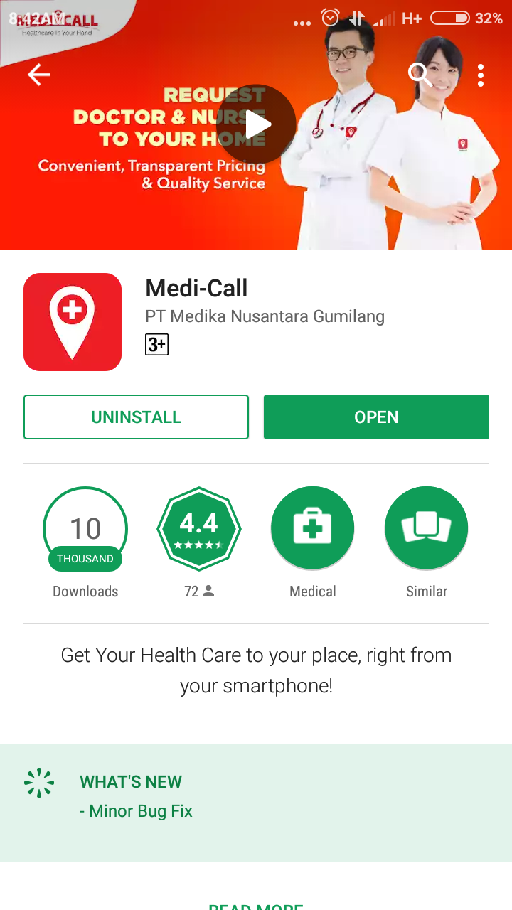Medi-Call, Mudahnya Panggil Dokter dan Perawat Ke Rumah Via Online