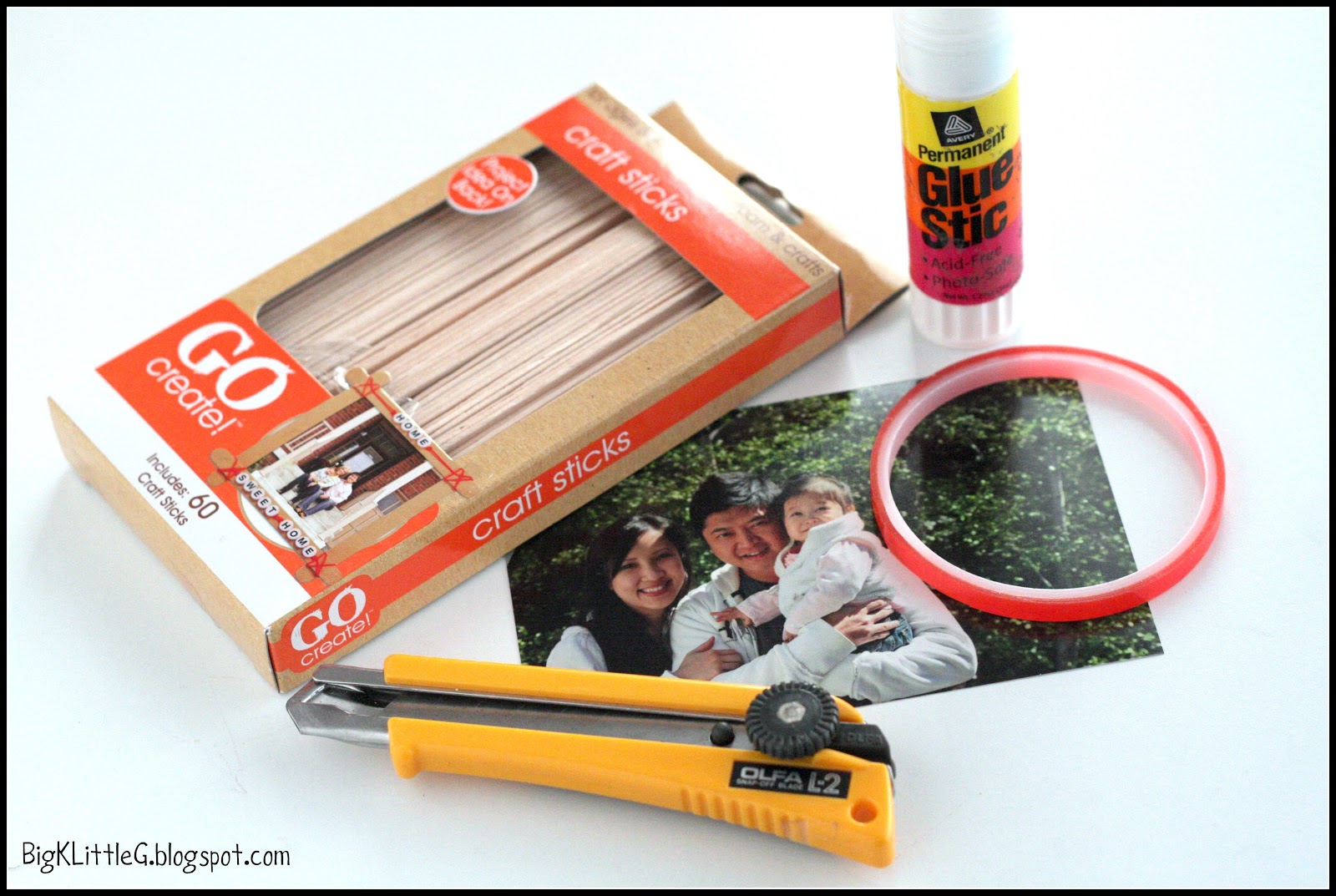 Big K Little G: DIY Craft Stick Picture Puzzle Tutorial
