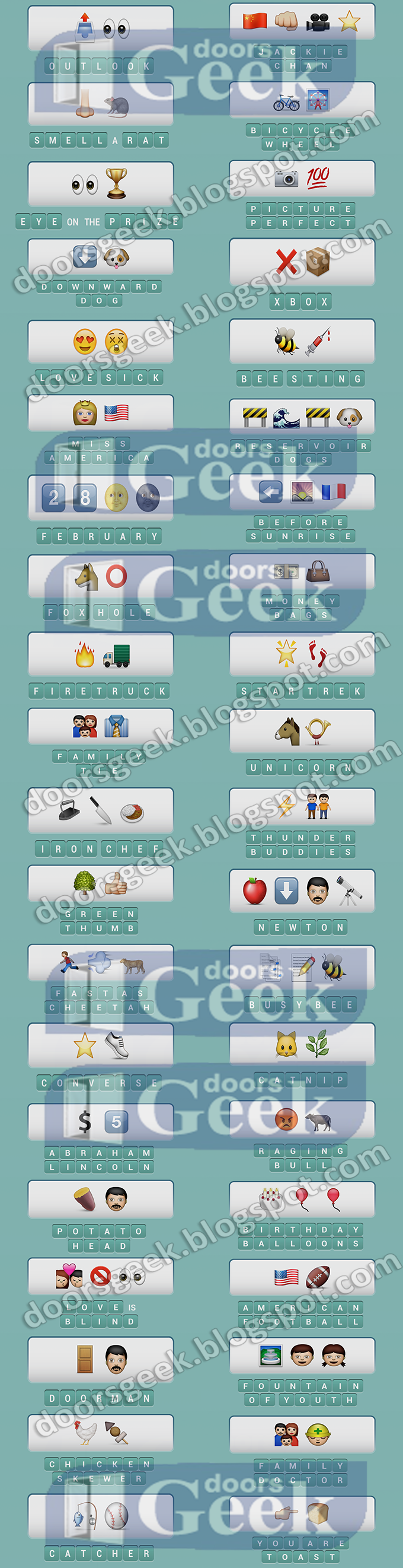 Emoji Pop [Level 14] ~ Doors Geek