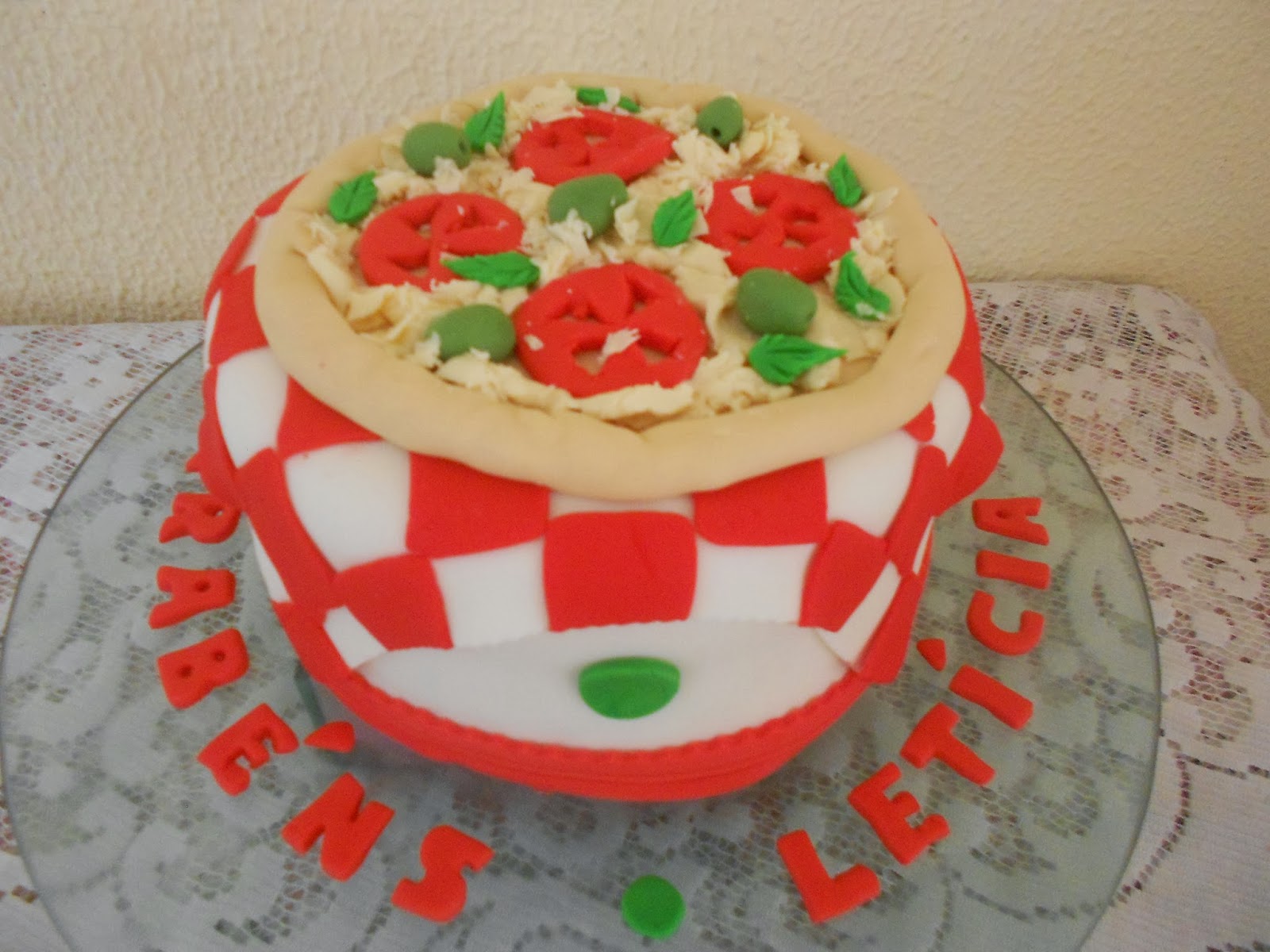 Recriando Festas: Bolo Pizza