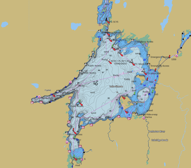 i-Boating: Lake Simcoe ENC chart
