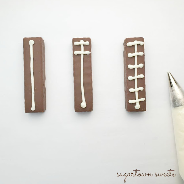 Sugartown Sweets: Football Fudge Sticks