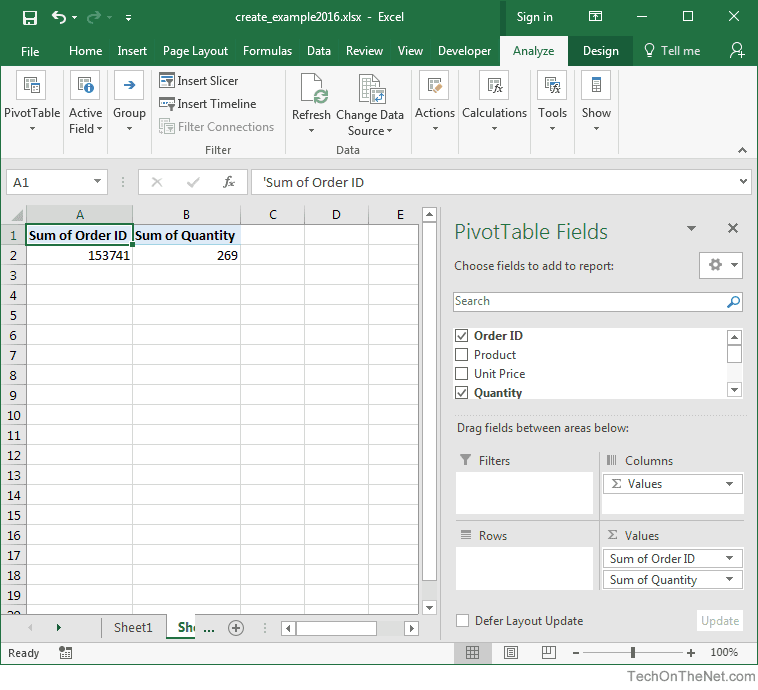 How To Create a Pivot Table in Excel - Easy Way