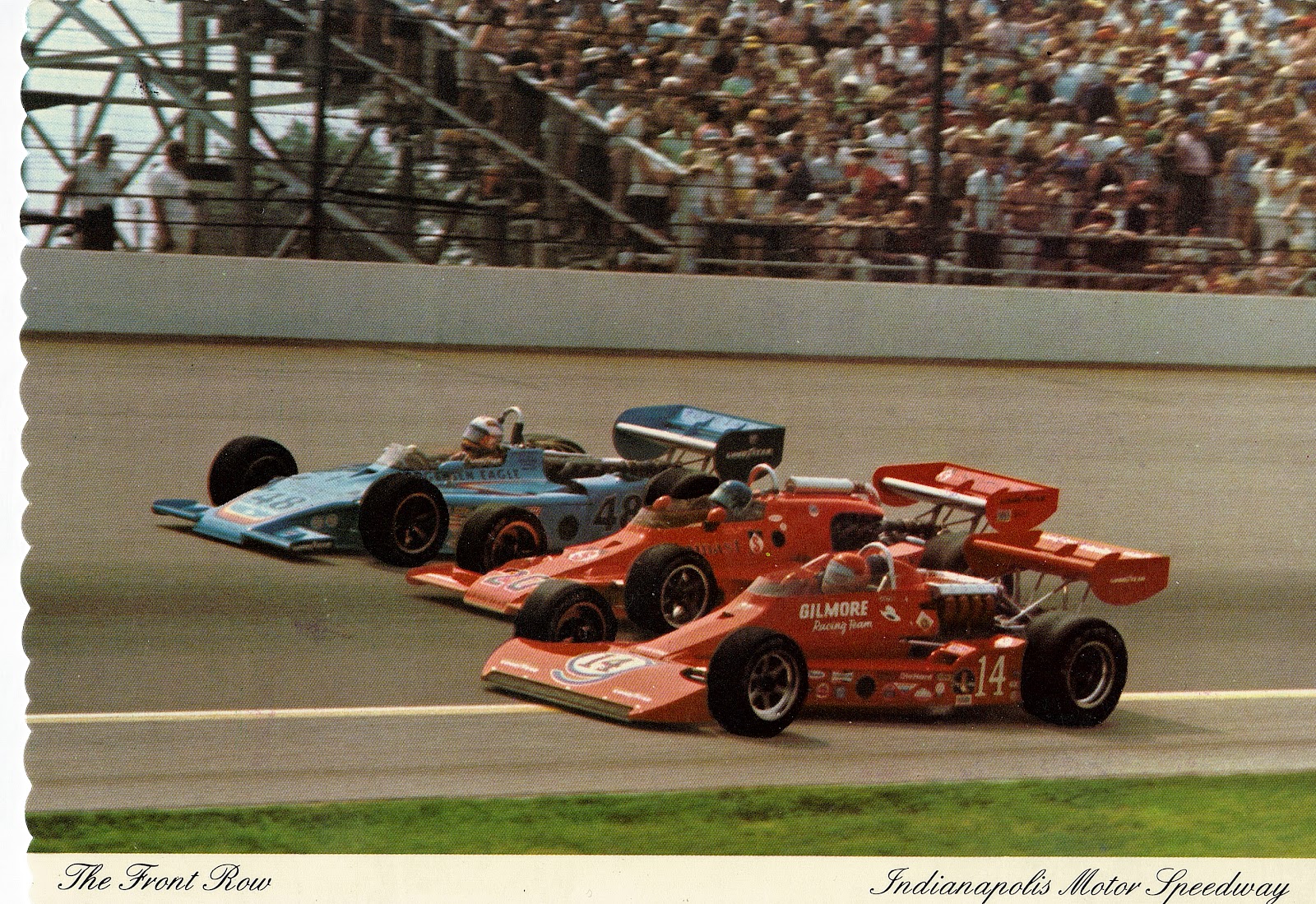 Jeff's Indy Talk: Indianapolis 500 Postcard of the Day: 1975 Front Row