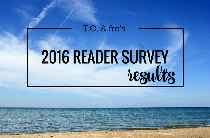 I Asked, You Answered: Reader Survey Results | To & Fro