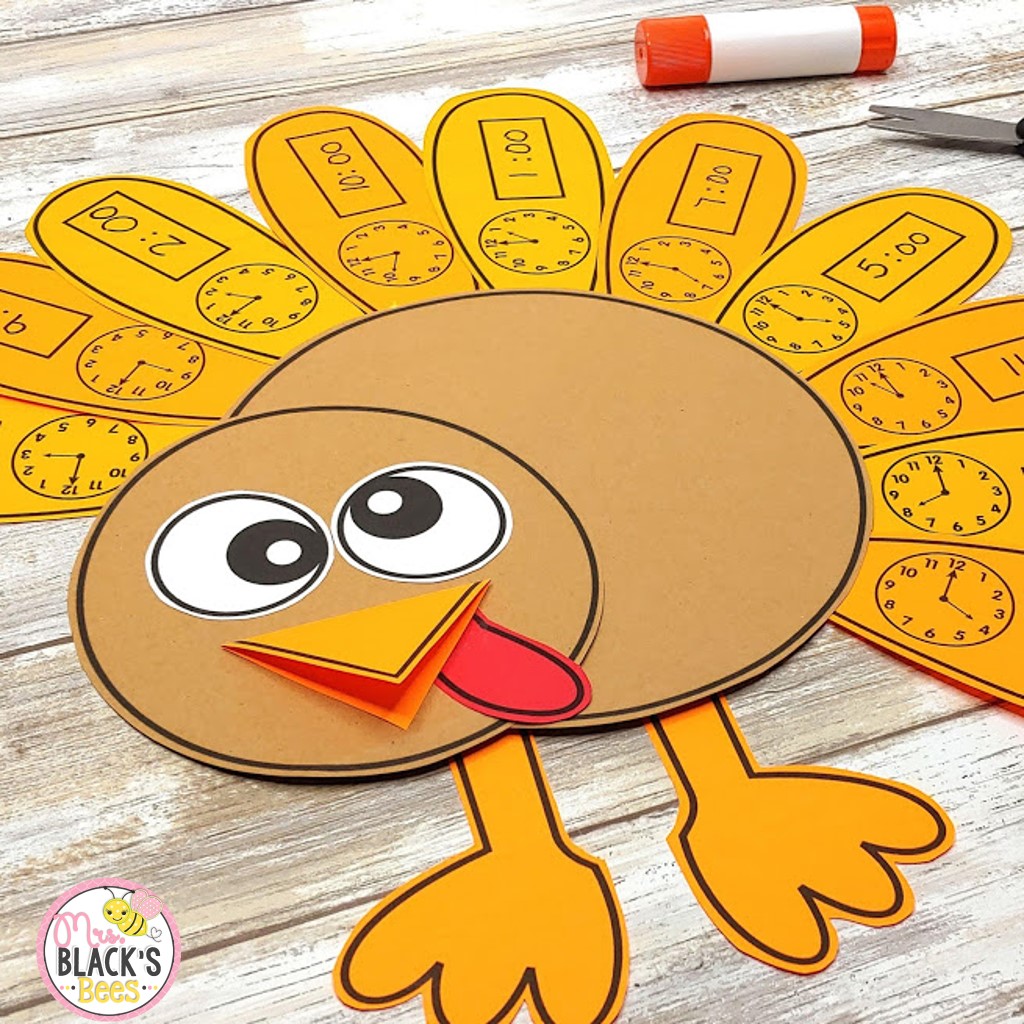 Thanksgiving Turkey Craft | Mrs. Black's Bees