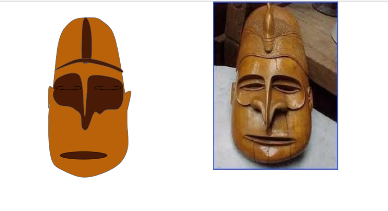 Daisi-Mae @ Papakura Central School: My 2nd cook island mask