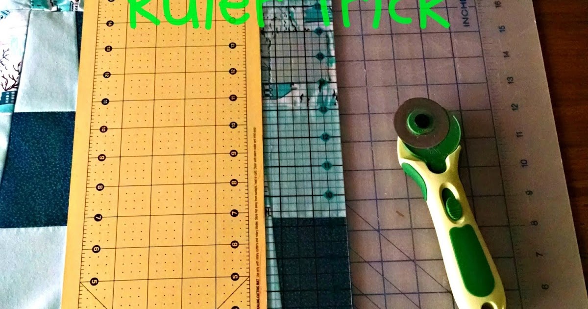 Road Home Quilting: Ruler Tricks