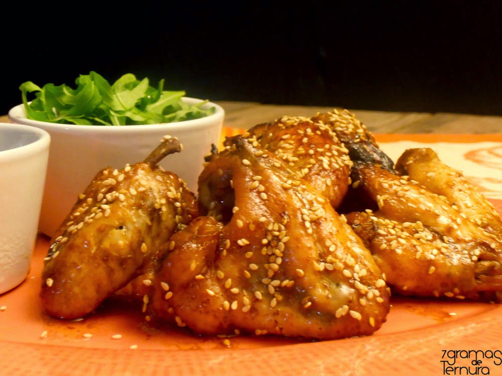 Asinhas de Frango Agridoces | 7gramas de ternura