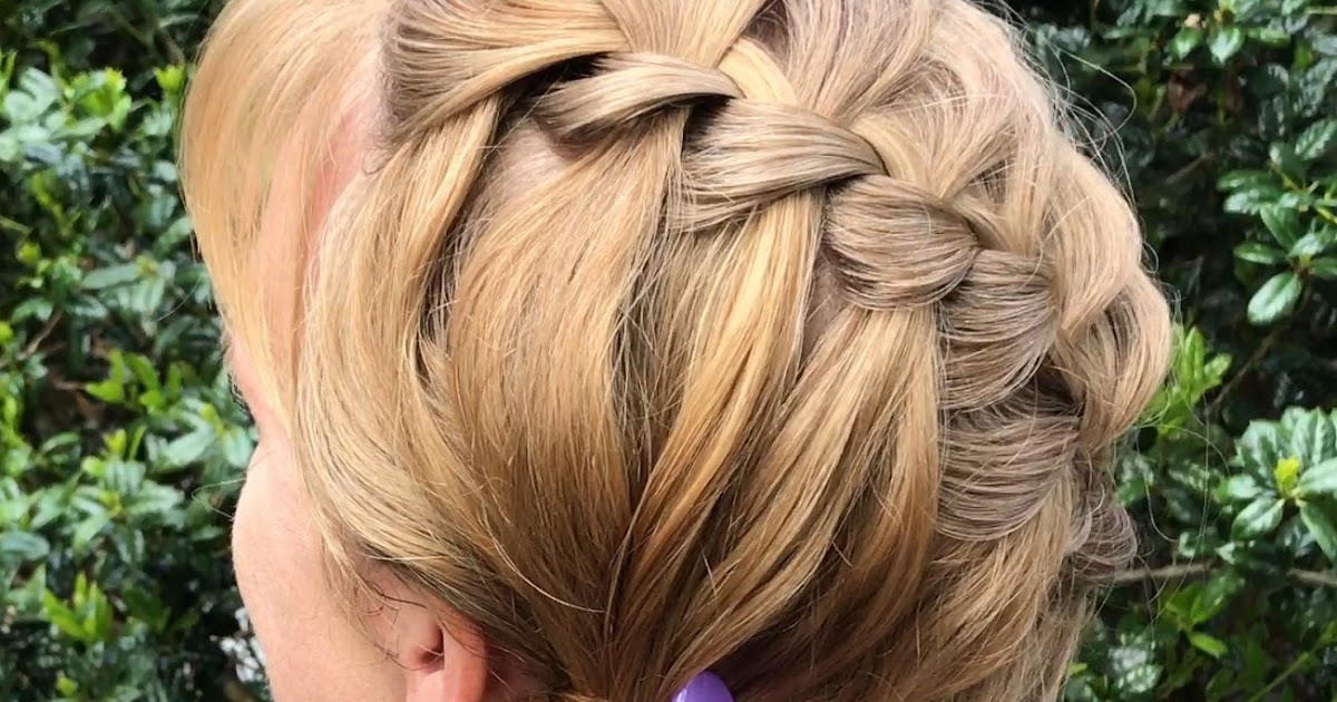 Braids & Hairstyles for Super Long Hair: A waterfall braid to go ...