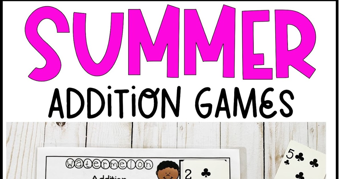 Summer Addition Games | Busy Hands and Minds