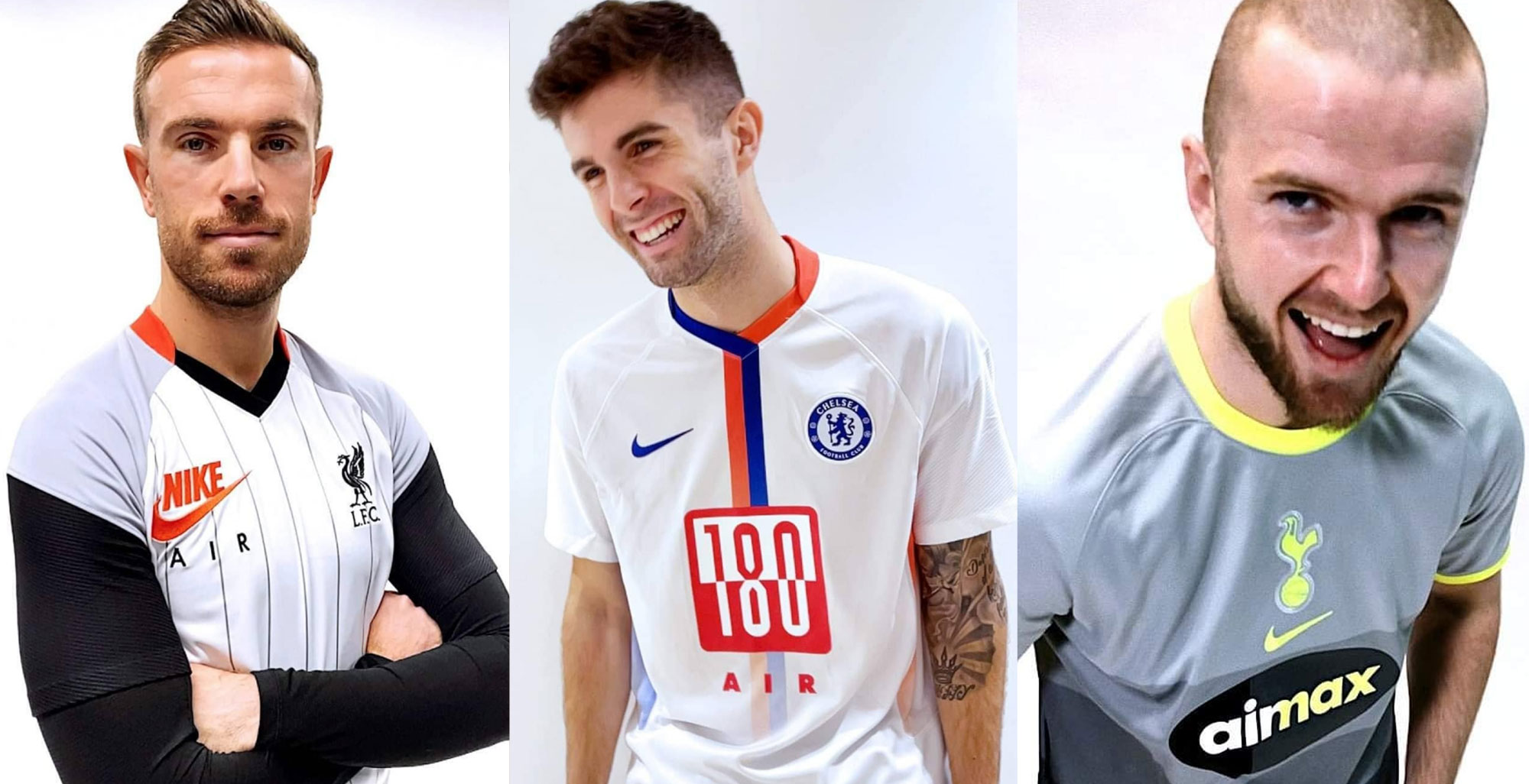 Nike Air Max Chelsea, Liverpool & Tottenham Kits Released - Footy Headlines