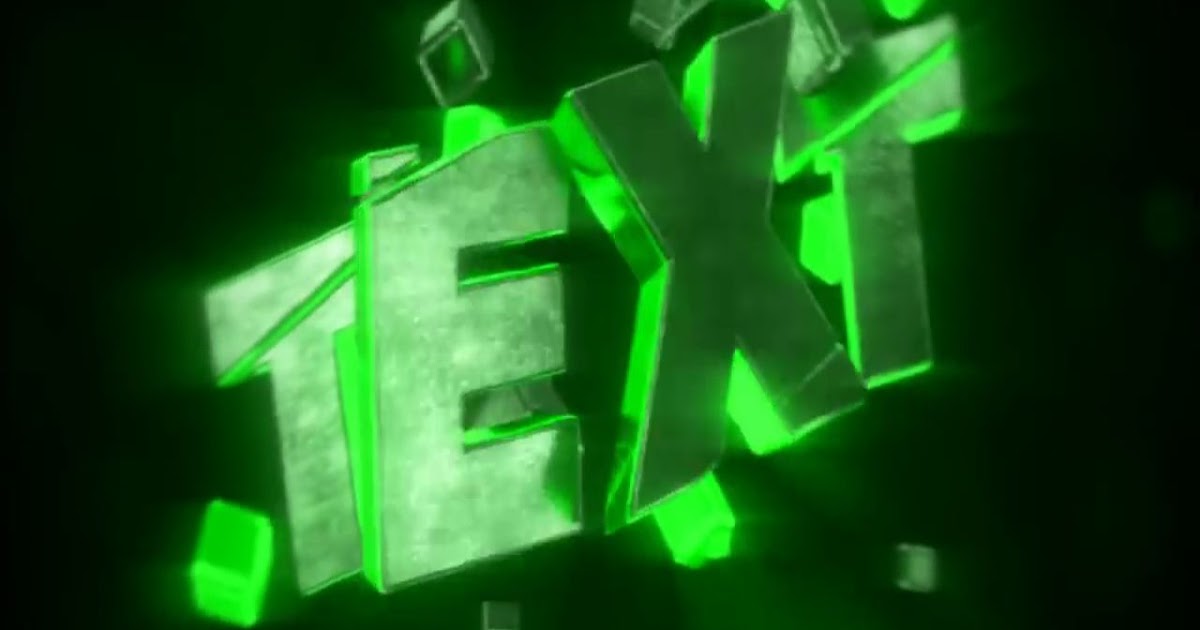 Blender ONLY green Intro Template download now - TOP 10 INTRO