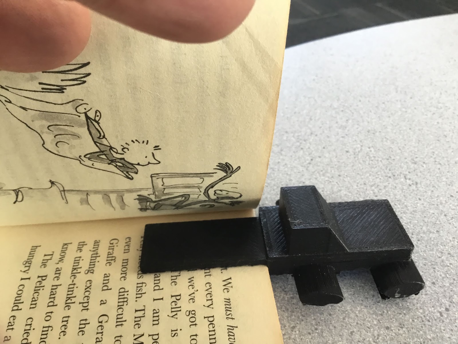 3D Print School: 3D Printed Bookmark - Car Example