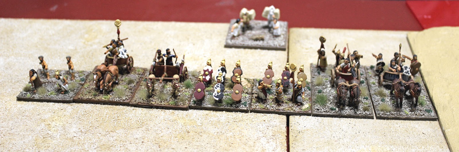 Bucellarii: Hitties versus New Kingdom Egyptians DBA Game