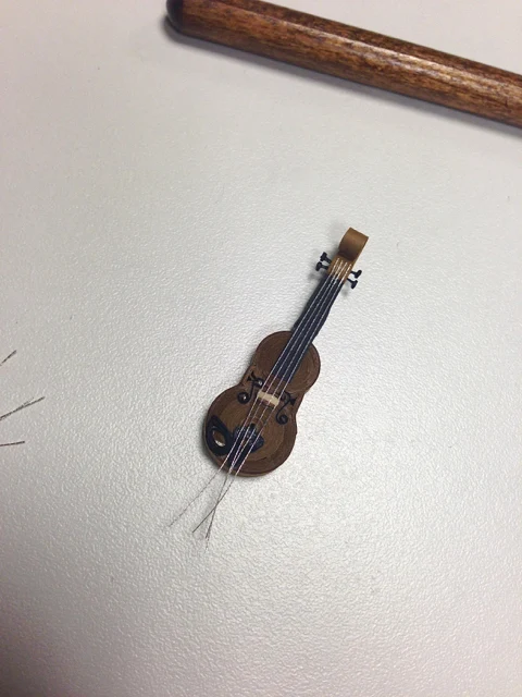 Make a Miniature Quilled Violin or Cello