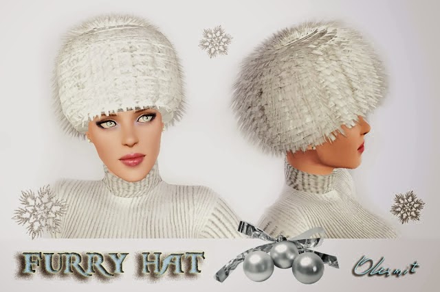 My Sims 3 Blog: Hairstyle with Fur Hat by Olesmit