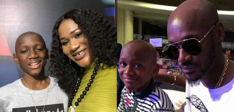 Photos of Nino Idibia and His Parents