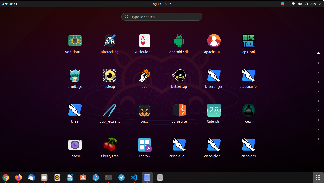 Setting ubuntu untuk kebutuhan hacking