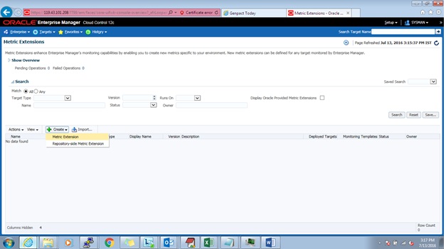 Oracle Database Commands And Practical Examples Oem 12c Oracle
