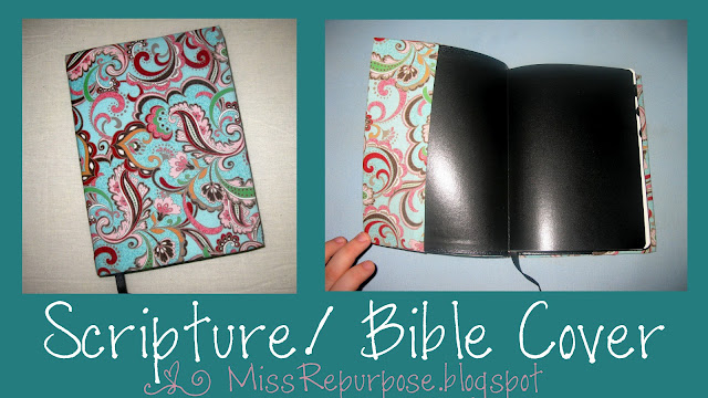 Miss Repurpose: Cute Scripture/ Bible Cover