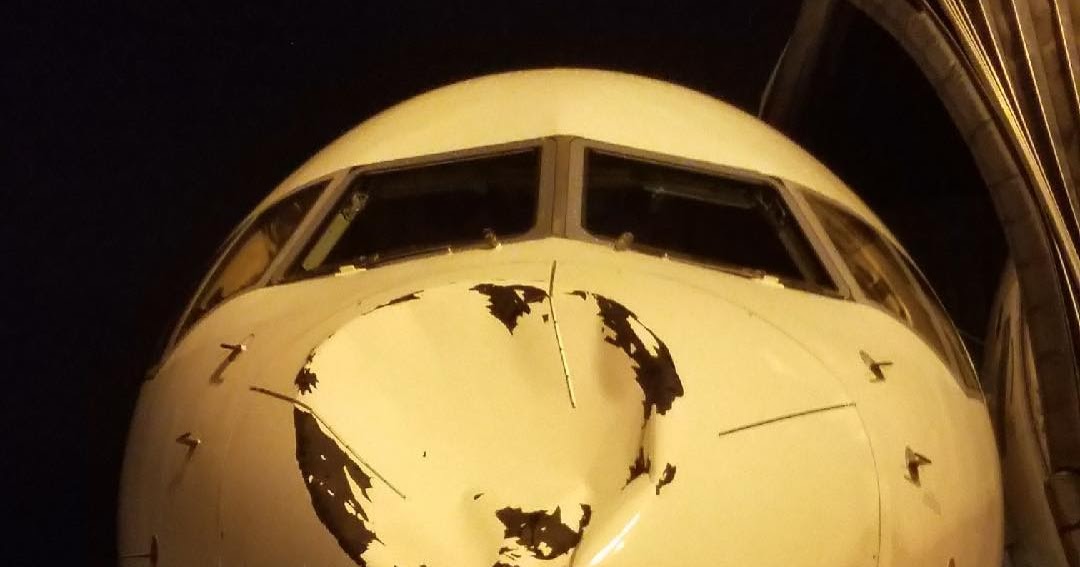 OKC's Boeing 757 had its nose smashed in mid flight after the team's ...